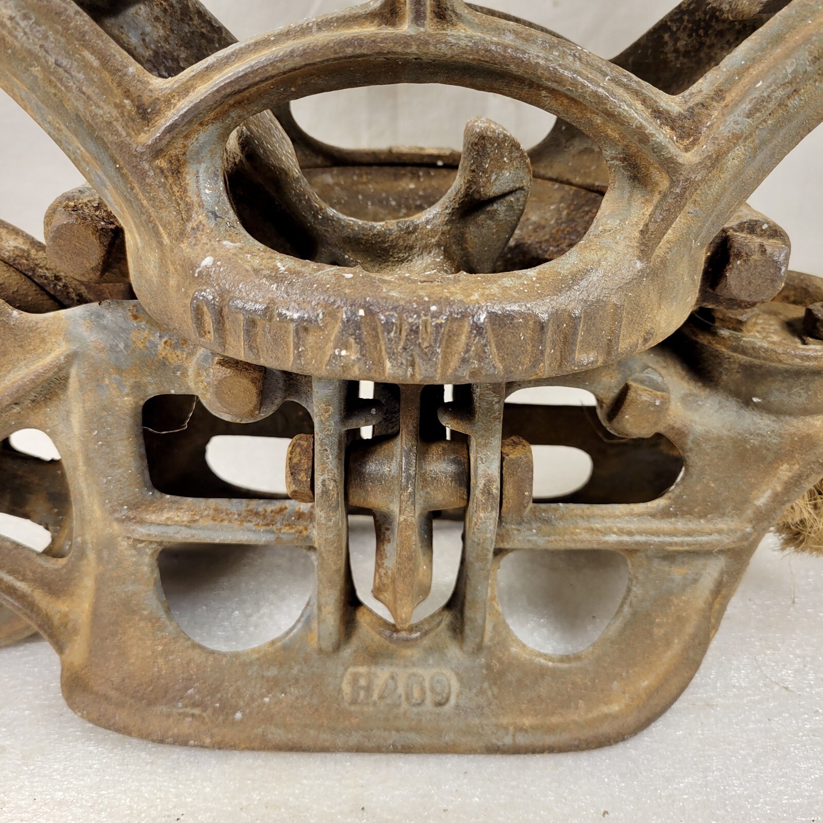 Vintage Cast Iron J. E. Porter Hay Trolley Ottawa ILL. Very Rare | eBay