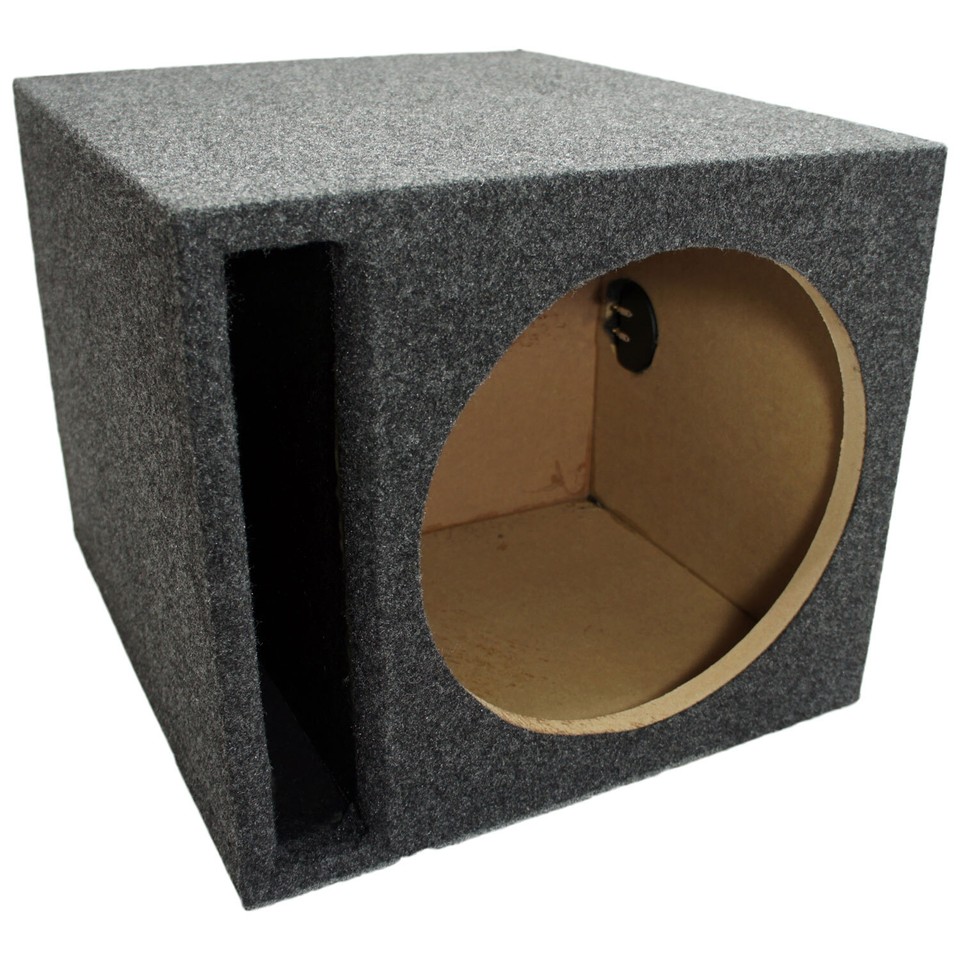 Car Audio Single 12" SPL Bass Subwoofer Labyrinth Vent Sub Box Stereo ...