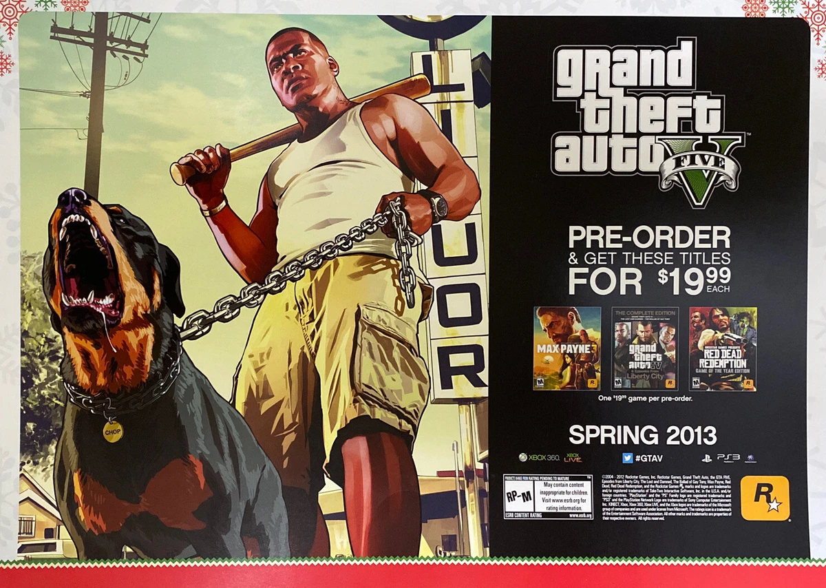 Gta 5 Poster Gamestop