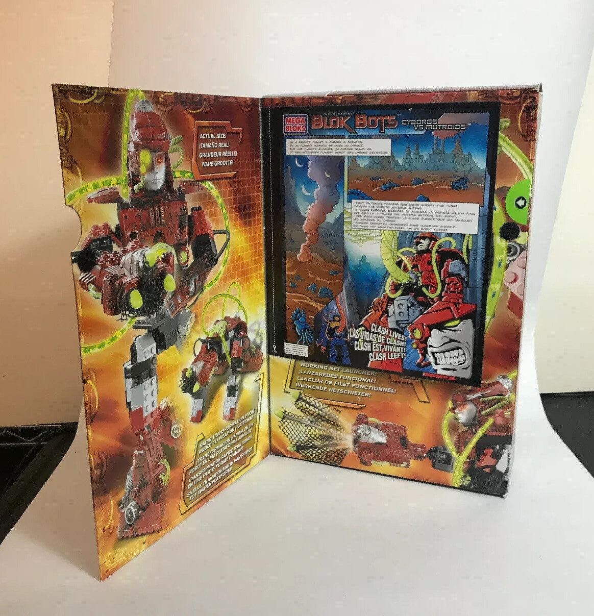 Mega Bloks Transforming Blok Bots Cyborgs Vs Mutroids - CLASH 120 ...