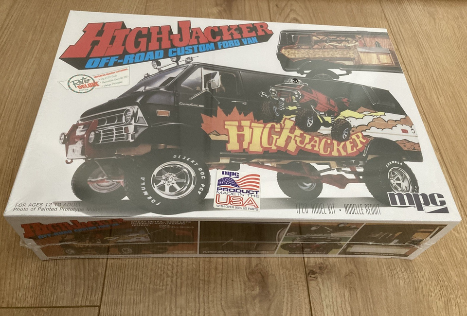 L290 MPC Model Kit - High Jacker Off Road Custom Ford Van - 1/20 ...