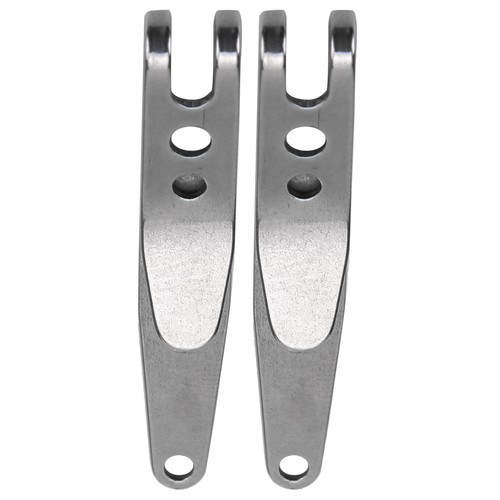 2Pcs Outdoor Belt Clip Stainless Steel Suspension Pocket Clip Key ...