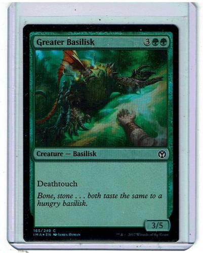 Greater Basilisk - Foil - Iconic Masters - Magic the Gathering | eBay
