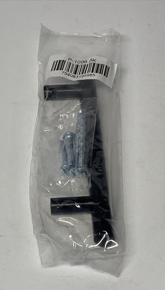 Pack Of 10, Pride Bar Cabinet Pulls 96mm Matte Black 3-3/4" CTC x 6" P ...