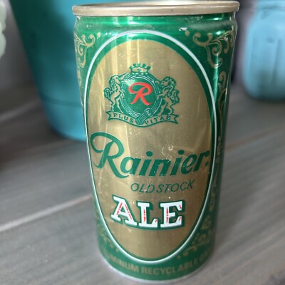 Rainier Old Stock Ale Aluminum Beer Can Empty | eBay