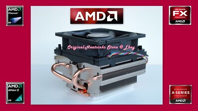AMD FX Black Edition CPU Cooler Fan Heatsink FX- 8000 FX-600 Series ...