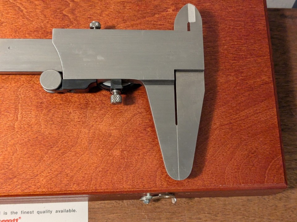 STARRETT 12 Inch DIAL CALIPER NO 120 w/ CASE - AMERICAN MADE - Barely ...