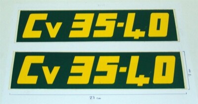 Adhésif Stickers Adhésifs Decals Stickers Landini Tête Chaude Cv 35 40 ...