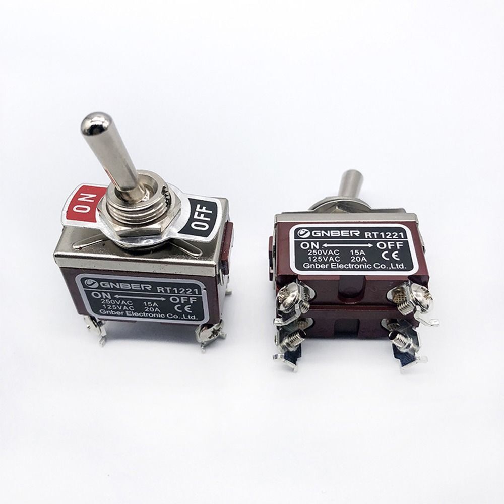 2 Position Toggle Switch DPST ON/Off RT1221 Electronic Instruments | eBay