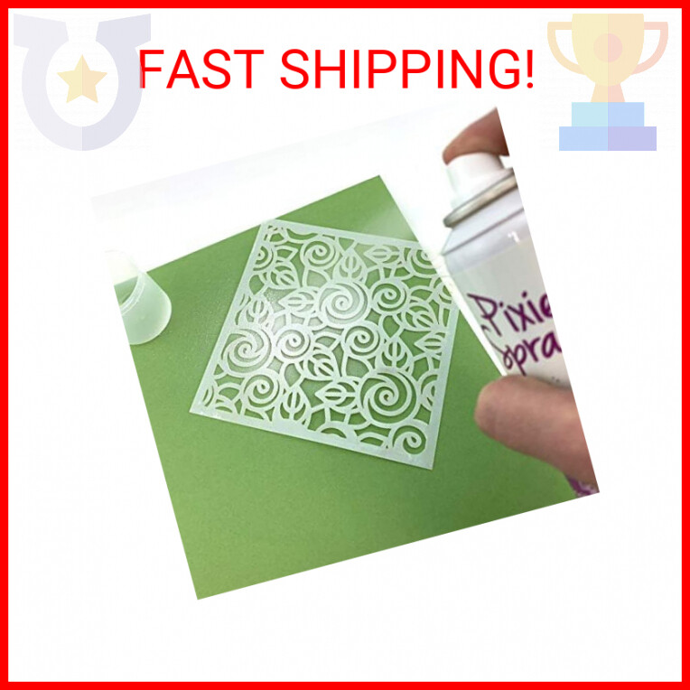 iCraft Pixie Spray Stencil Adhesive, Repositionable, Low Tack, 3.81 ...