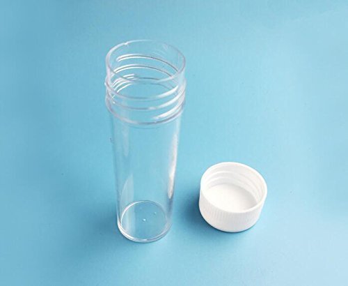 erioctry 25ml Plastic Containers Tubes Vials Sample Container with ...