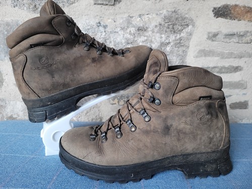 Scarpa Ranger GTX Boots Mens UK 9 Brown Gore-Tex Vibram Outsole Hiking ...