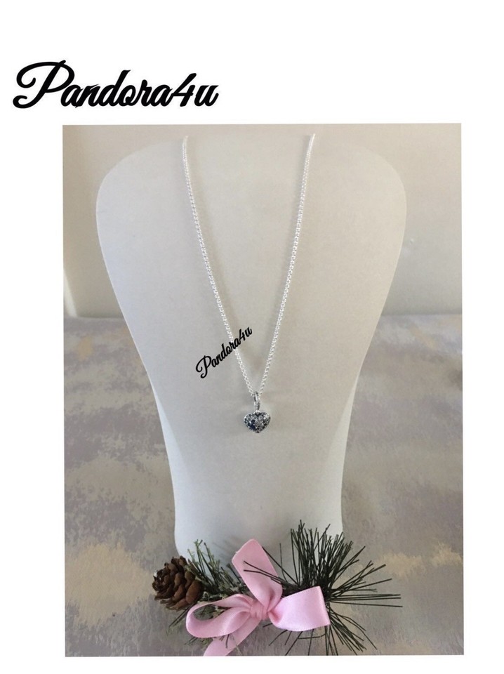 Pandora Necklace Sparkling Moon & Stars NeW With Tags PAN Gift BX | eBay
