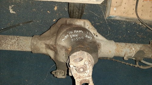 1996 Dodge Ram B2500 Van 4x2 AT Rear End Axle Assembly 3.55 Ratio OEM ...