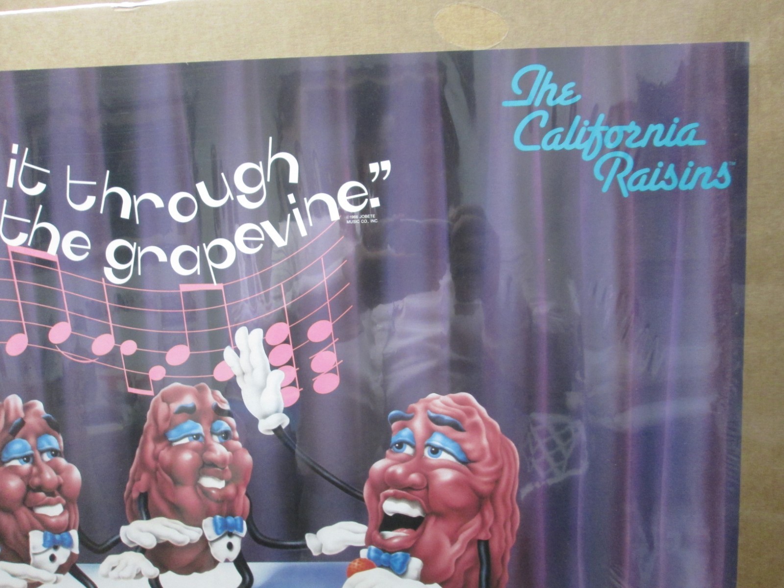 the California Raisins Vintage Poster Heard it through the Grapevine ...