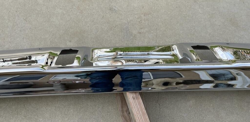 S DODGE CORONET WAGON NEW TRIPLE PLATED CHROME REAR BACK BUMPER 1966 ...