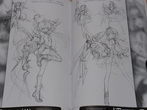Chocolate Shop Infinite Stratos visual rough art book Infninite ...