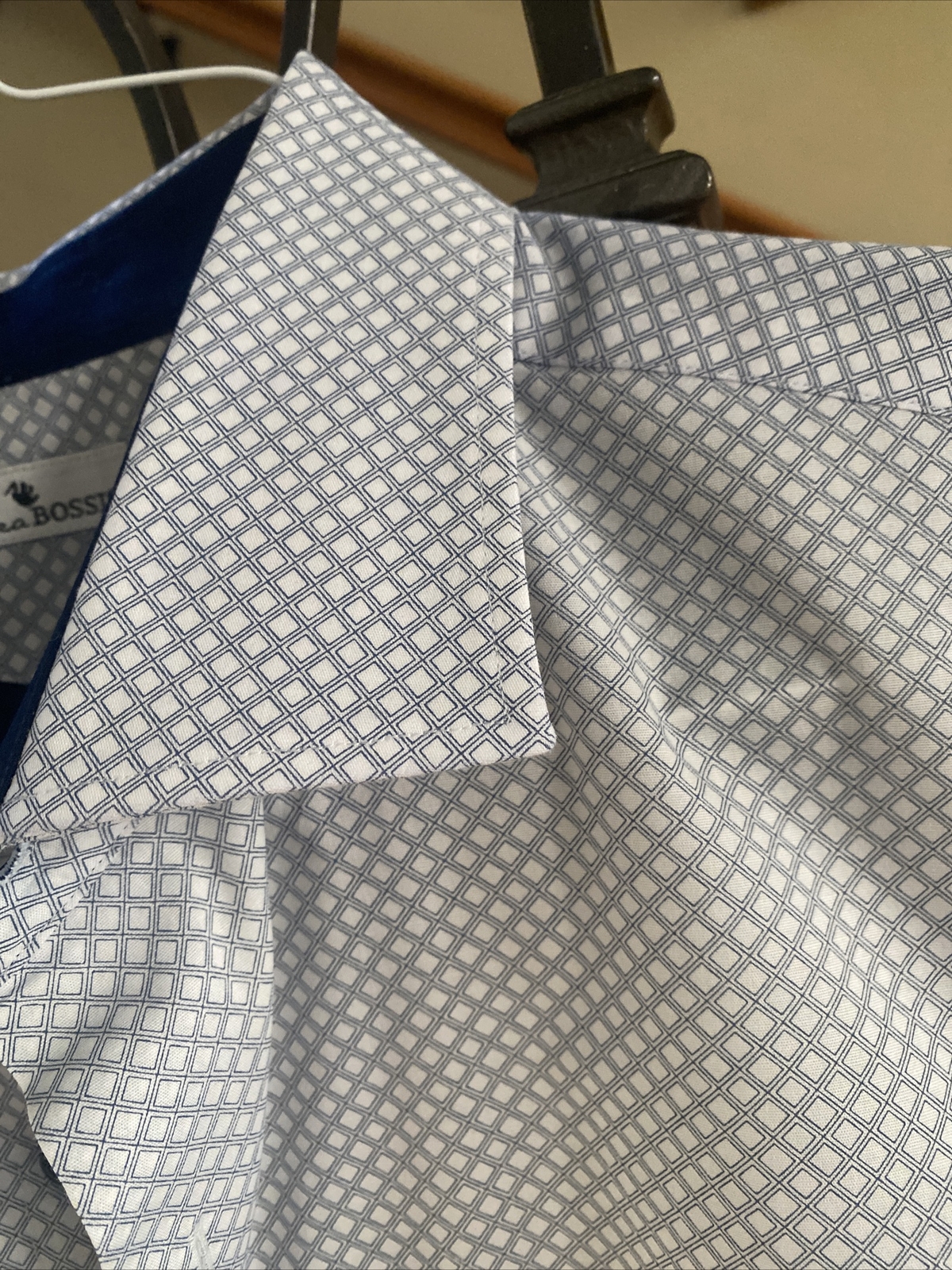 Andrea Bossi Made In Italy Mens dress Shirt 16.5. 42 - Gem