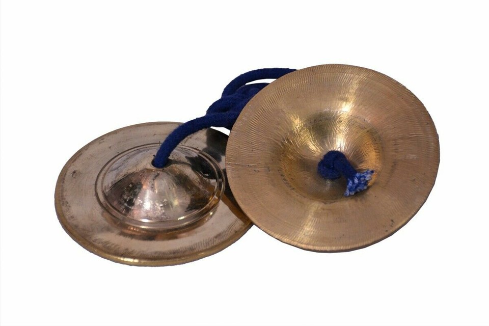 Hand Symbol Brass Manjeera Manjira Indian Musical Cymbal Percussion ...
