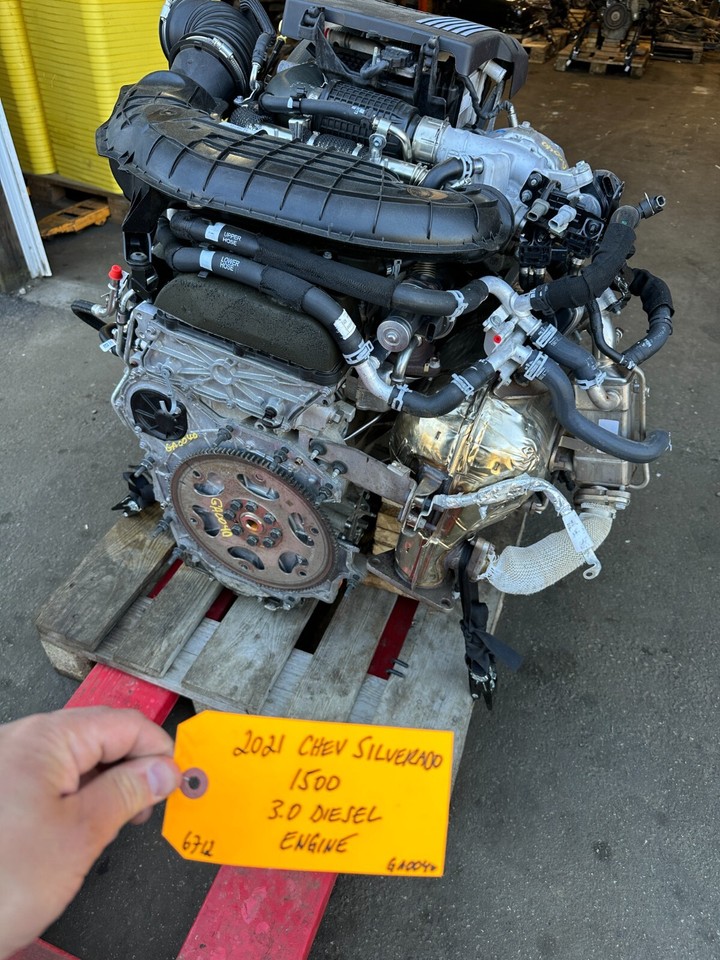 21 CHEVROLET GMC 1500 YUKON SUBURBAN 3.0 DURAMAX DIESEL ENGINE MOTOR ...