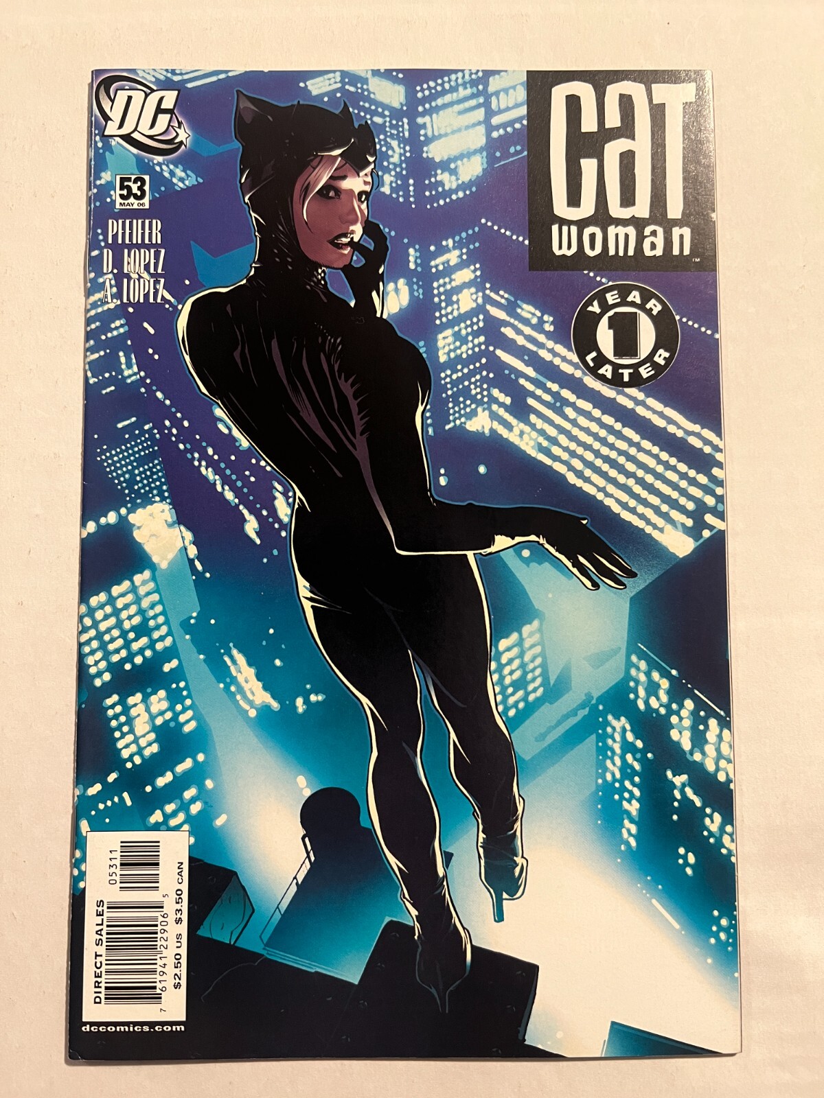 CATWOMAN #53 FIRST APPEARANCE OF HELENA KYLE ADAM HUGHES COVER ART 2006 ...