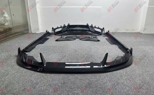 Dry Plain Carbon Fiber Rear Front Lip Side Skirts Wing BodyKits For ...