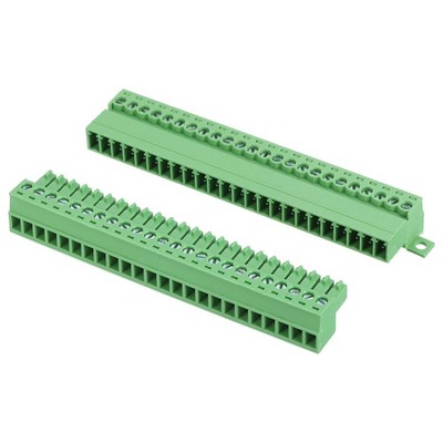 24 Pin Screw Terminal Block Connector, 3.5mm PCB Mount Screw Terminal ...