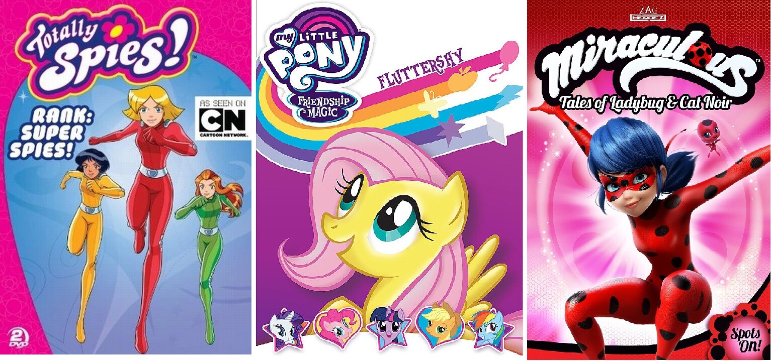 Totally Spies + My Little Pony + Spots On, 4 DVD Collection, Band New ...