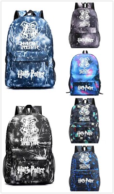 Harry Potter Hogwarts Magic Satchel Knapsack Travel Shoulder Bag School ...