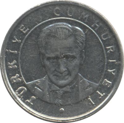 Turkish Coin Turkey 25 Yeni Kurus | Mustafa Kemal Ataturk | 2005 - 2008 ...