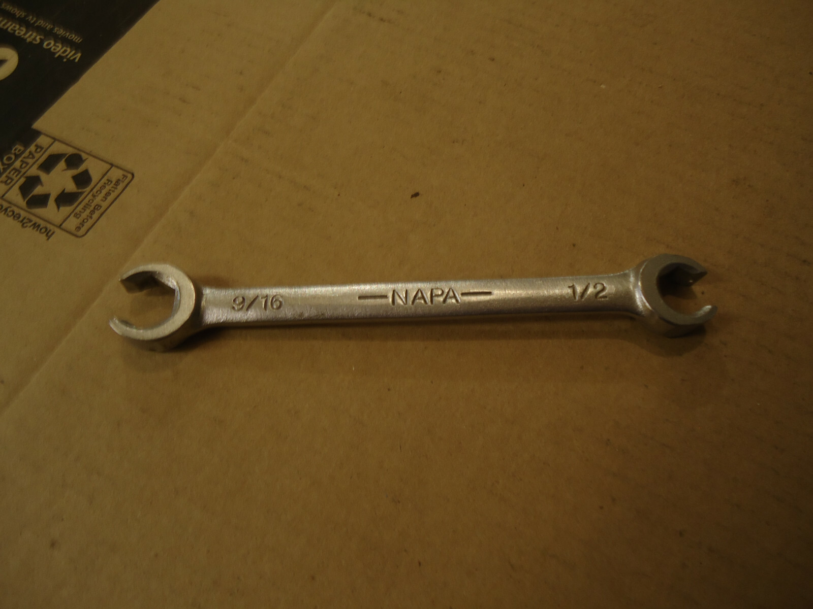 NAPA FLARE NUT WRENCH NDF 552 1/2" X 9/16" X | eBay