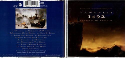 Vangelis - 1492: Conquest Of Paradise (Original Soundtrack CD) | eBay
