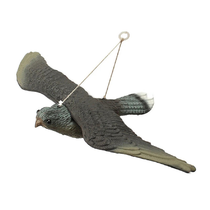 3D Fake Flying Falcon Hawk Bird Repellent Decoy Pest Scarer Scarecrow ...