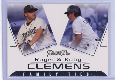Roger & Koby Clemens - 2006 Tristar Prospects Plus #FT-1 - Red Sox ...