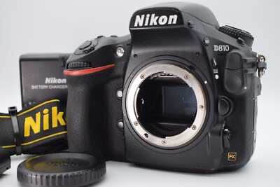Nikon D810 36.3 MP Digital SLR Camera Body w/ Strap From JAPAN ...