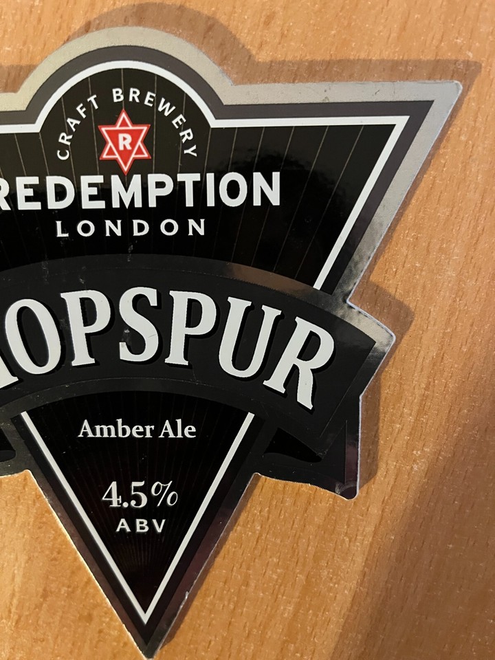 Football Themed - HOPSPUR (Tottenham Redemption Brewery) - pump clip ...
