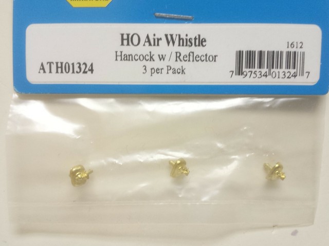 Athearn HO Hancock Air Whistle W/refector 3 Ath01324 US Ship for sale ...