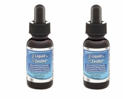 2 Extra Strength Liquified Zeolite Liquid Detox 10x - 50x MORE ZEOLITE ...