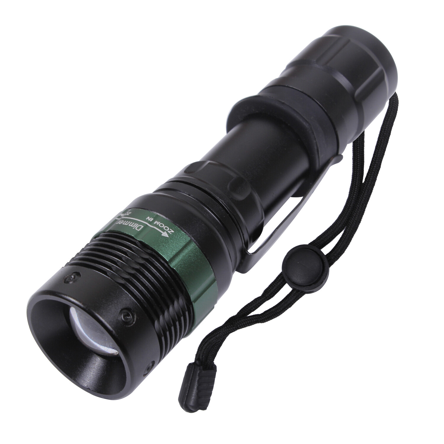 CREE Flashlight With Zoom 3 Watt Black Aluminum Uses AAA Batteries 861 ...