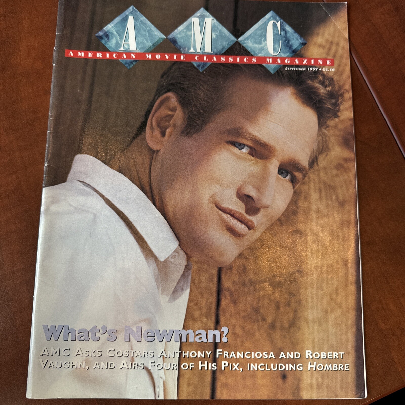 AMC AMERICAN MOVIE CLASSICS MAGAZINE SEPT 1997 PAUL NEWMAN COVER, RARE ...