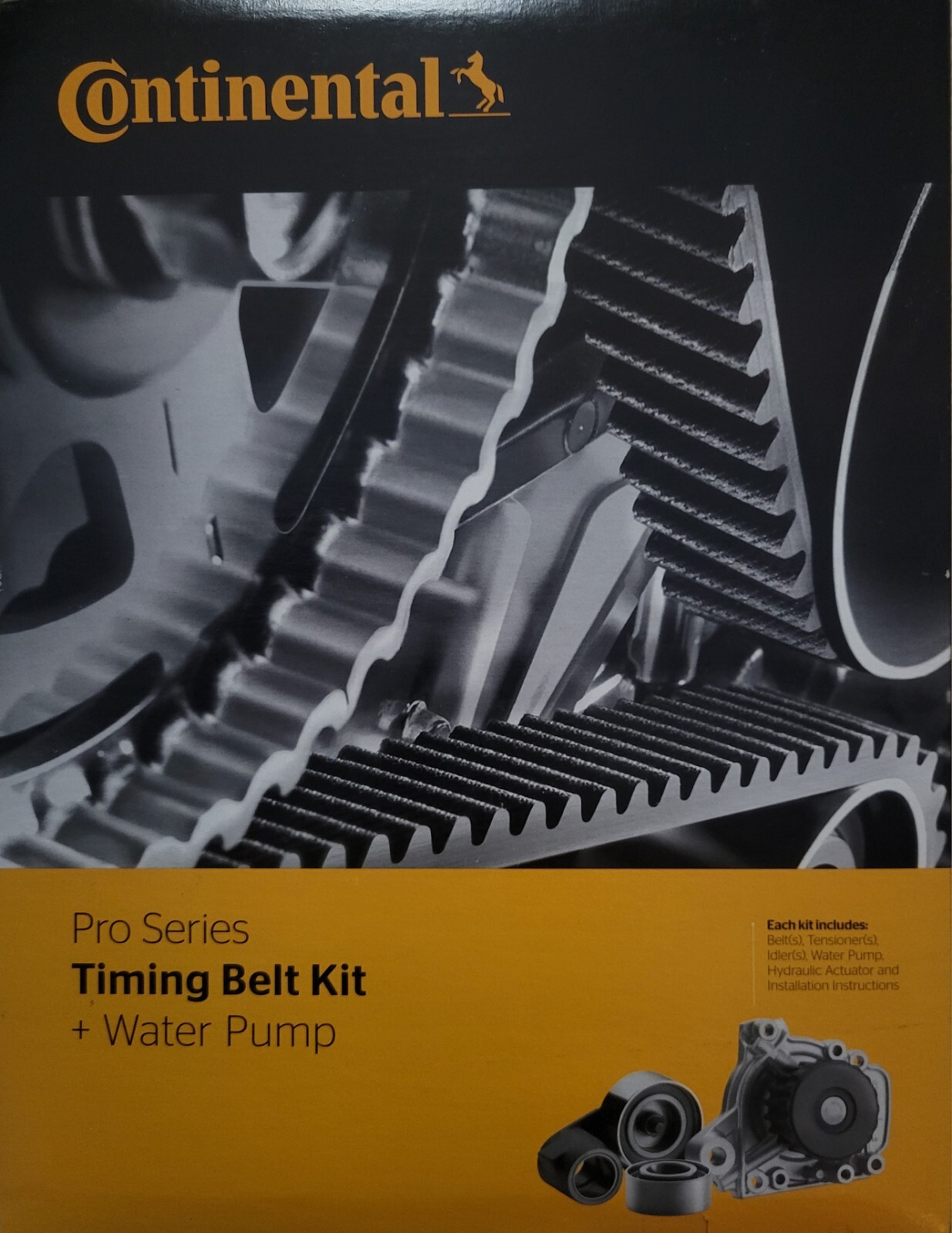 Engine Timing Belt Kit with Water Pump-and Seals Continental Elite ...
