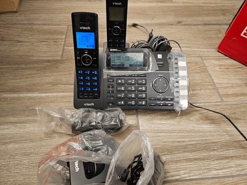 VTech DS6251-2 2 Line Cordless Phone with Answering System & Smart Call ...
