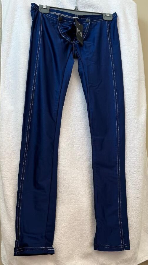 N2N Men's Titan Tights Pouch-Front Lg Navy Blue "Models Apparel ...