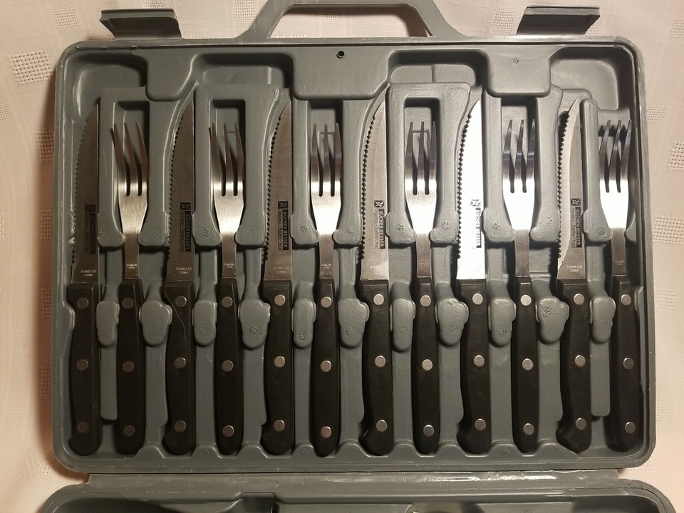 Gourmet Traditions Cutlery Koch Kuchen Messer Stainless Set - 18 piece ...