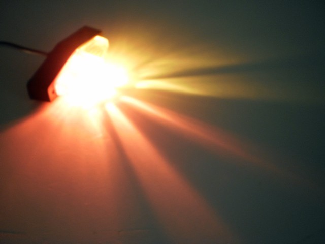 Two Diamond Fender Light Red Amber Trailer Camper RV Bargman 40 PBD for ...