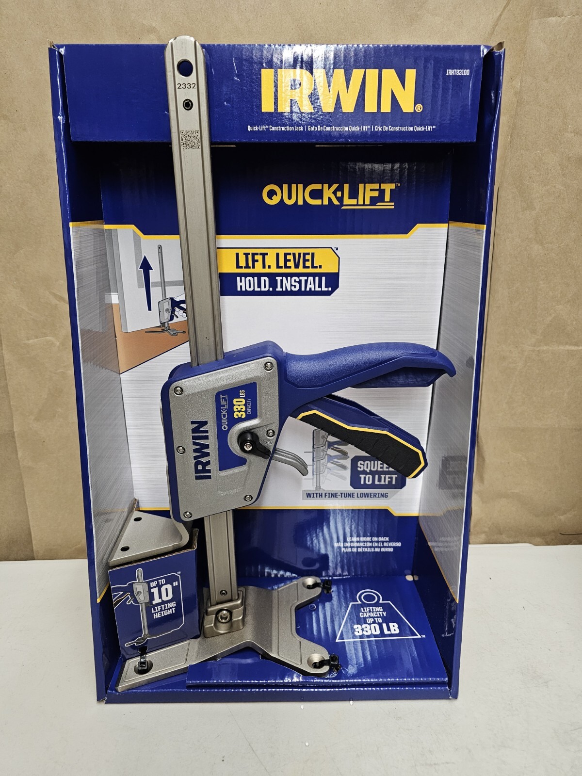 IRWIN IRHT83100 0.165 Ton Quick Lift Construction Jack | eBay