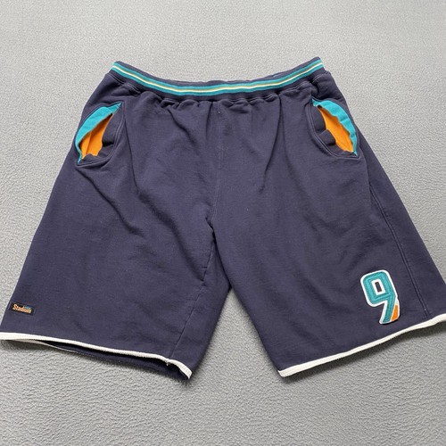 Vintage Akademiks Stadium Sweat Shorts Mens XL Blue Hip Hop Baggy ...