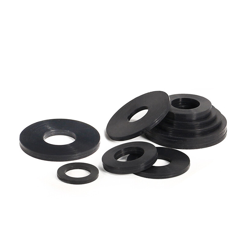 1/2/3/4/5mm Thick Rubber Sealing Ring ID 2mm-36mm Flat Gaskets Rubber O ...