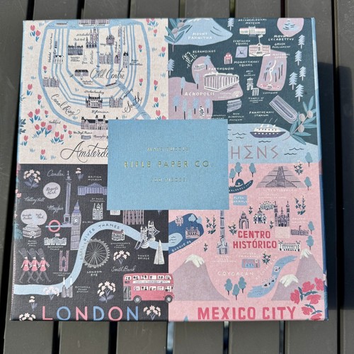 Maps 500 Piece Puzzle by Rifle Paper Co - New 15” x 21” Travel Maps of ...