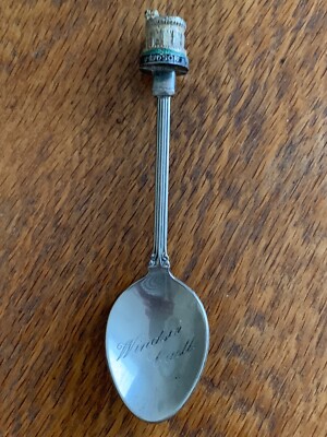 Vintage WAPW Silver Plated Teaspoon Windsor Castle Souvenir Collector ...